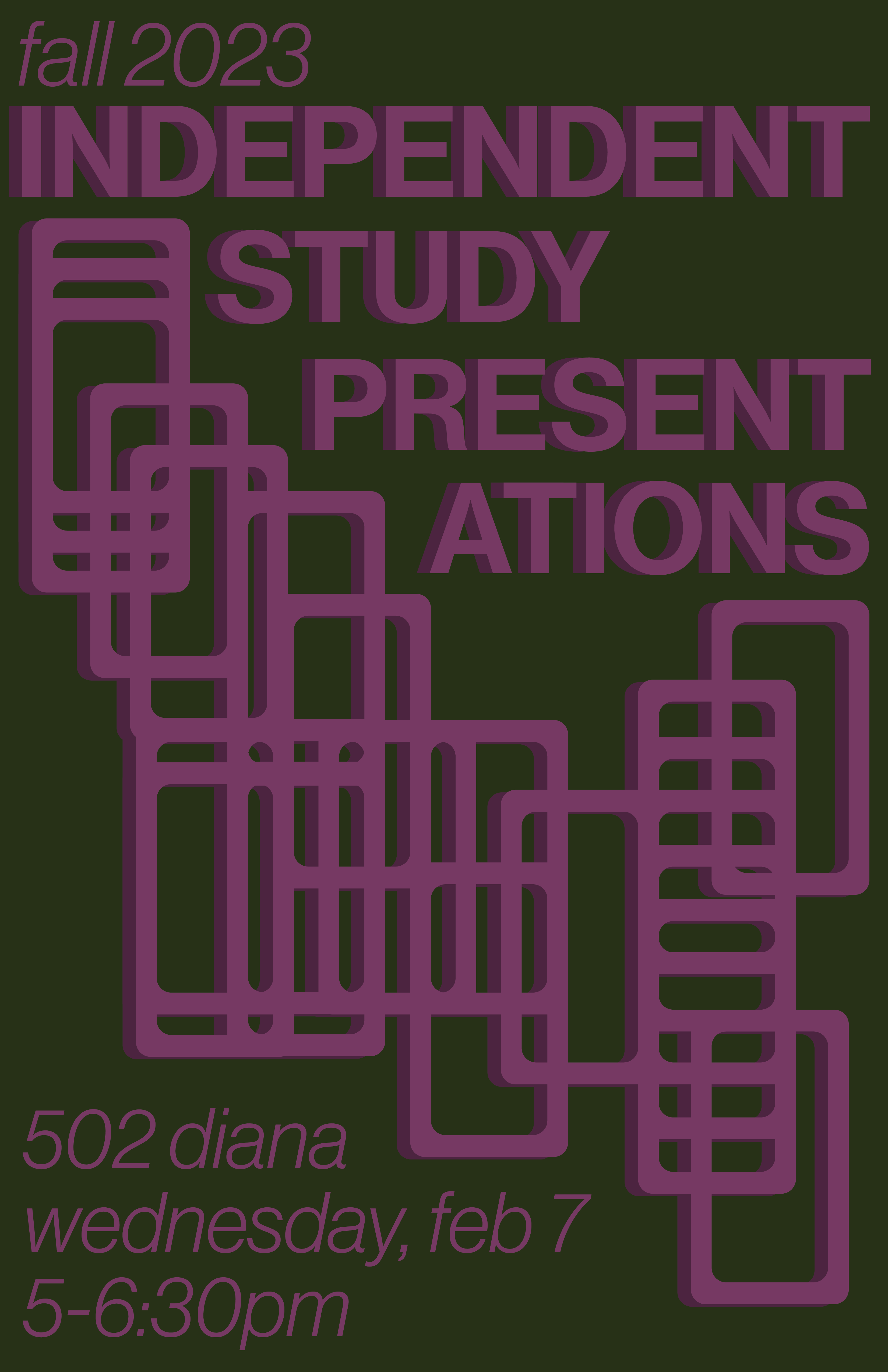 Fall 2023 Independent Study Presentations | Barnard Architecture